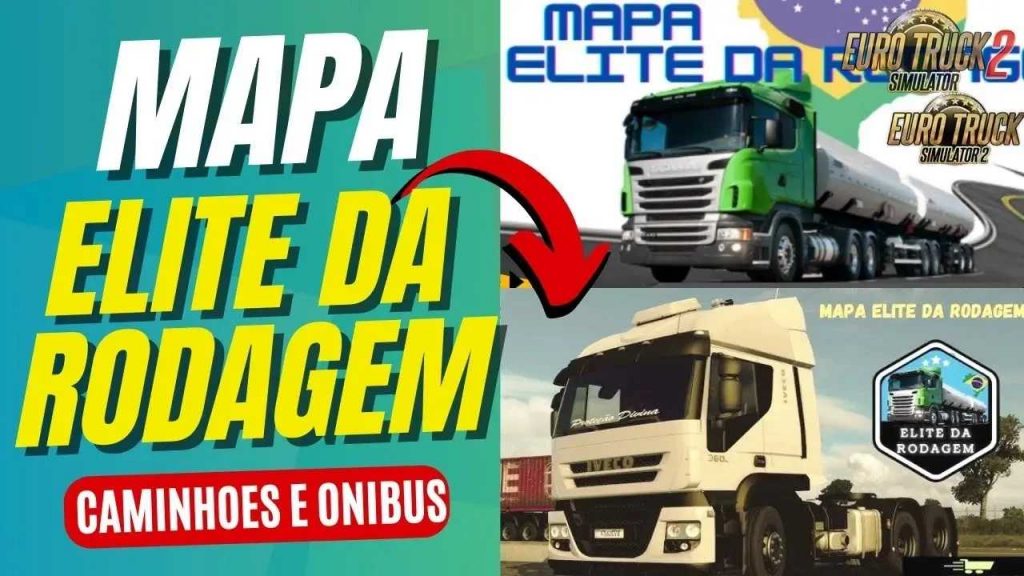The Elite Road Map v1.4 1.50.x ETS2 - Euro Truck Simulator 2 Mods ...
