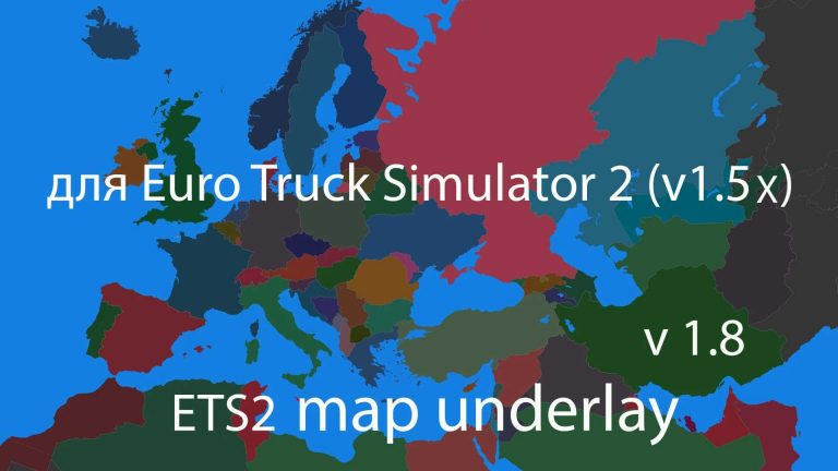 Map Underlay v1.8 ETS2 - Euro Truck Simulator 2 Mods | American Truck Simulator Mods