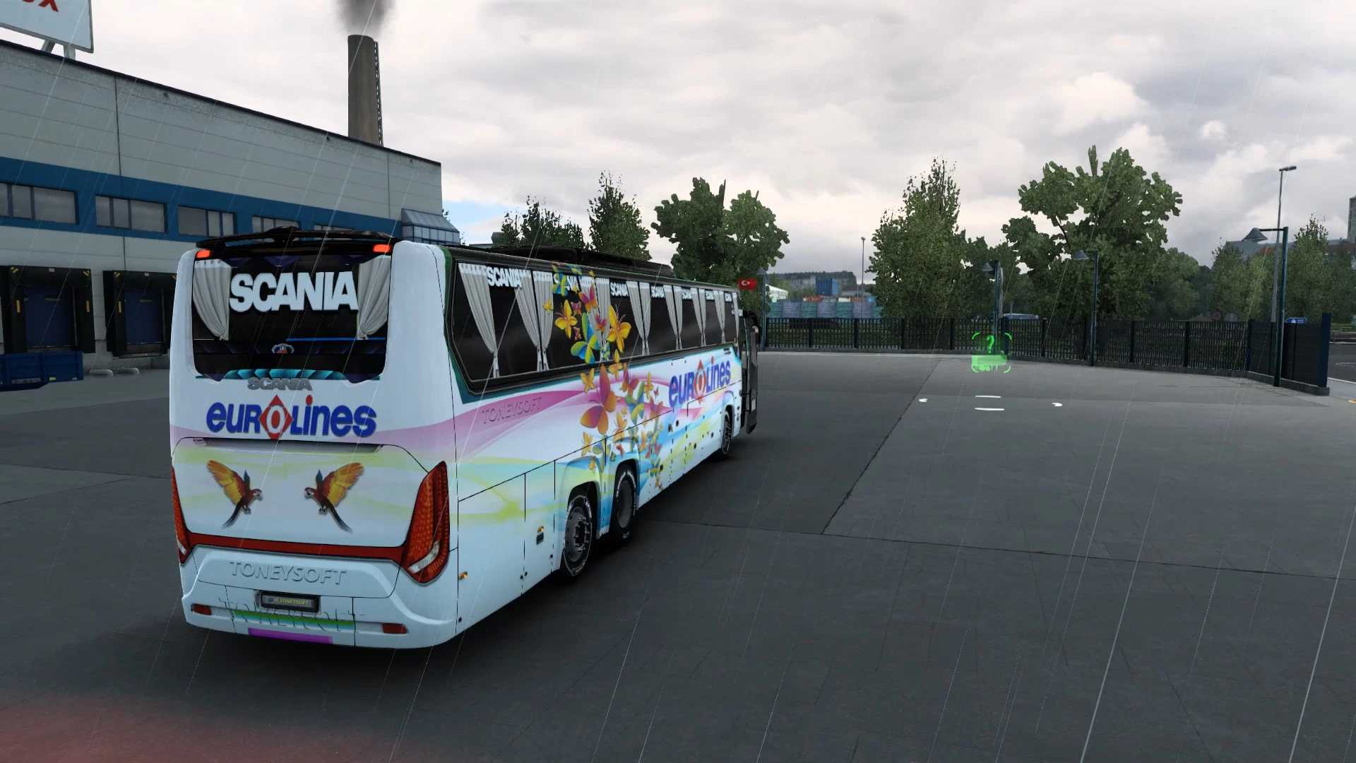 Scania Touring Euro line professional bus skin with bus mods 1.50.x ...