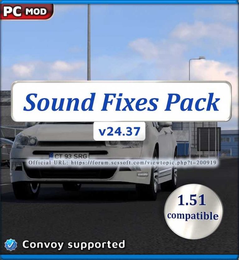 Sound Fixes Pack v24.37 for 1.51 ETS2 - Euro Truck Simulator 2 Mods ...