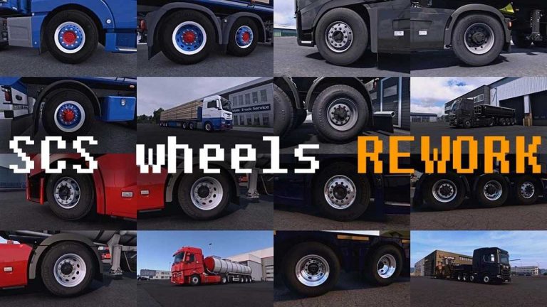 SCS Wheels Rework v1.0.3 ETS2 - Euro Truck Simulator 2 Mods | American ...