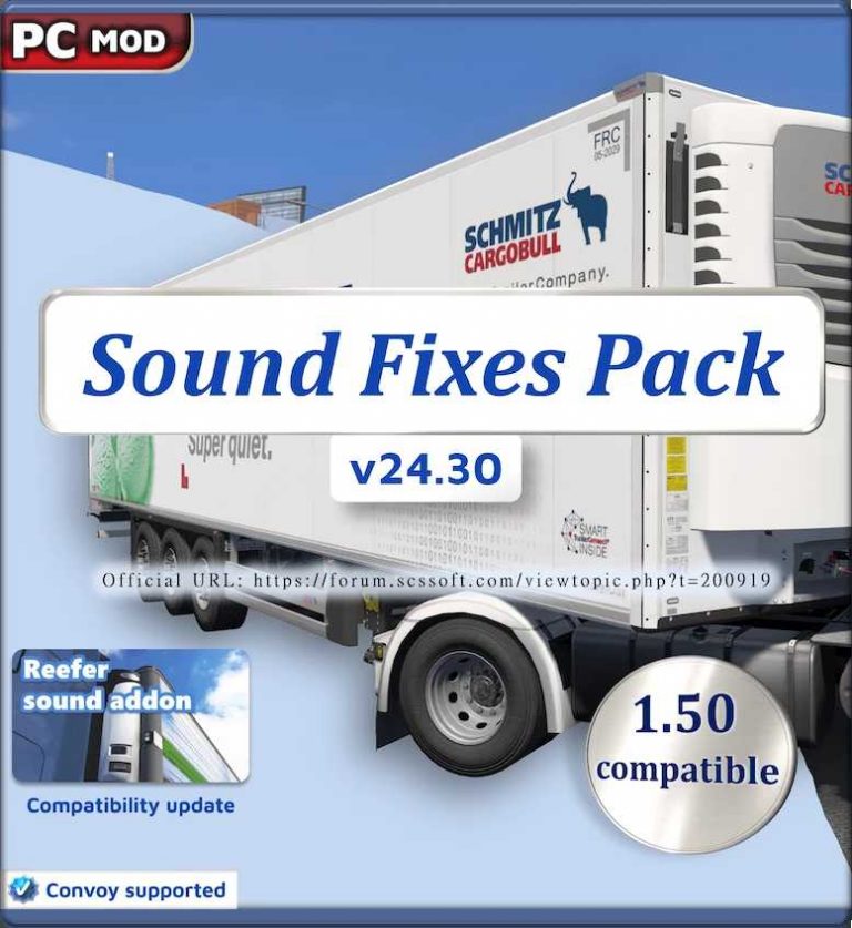 Sound Fixes Pack v24.30 ETS2 - Euro Truck Simulator 2 Mods | American ...