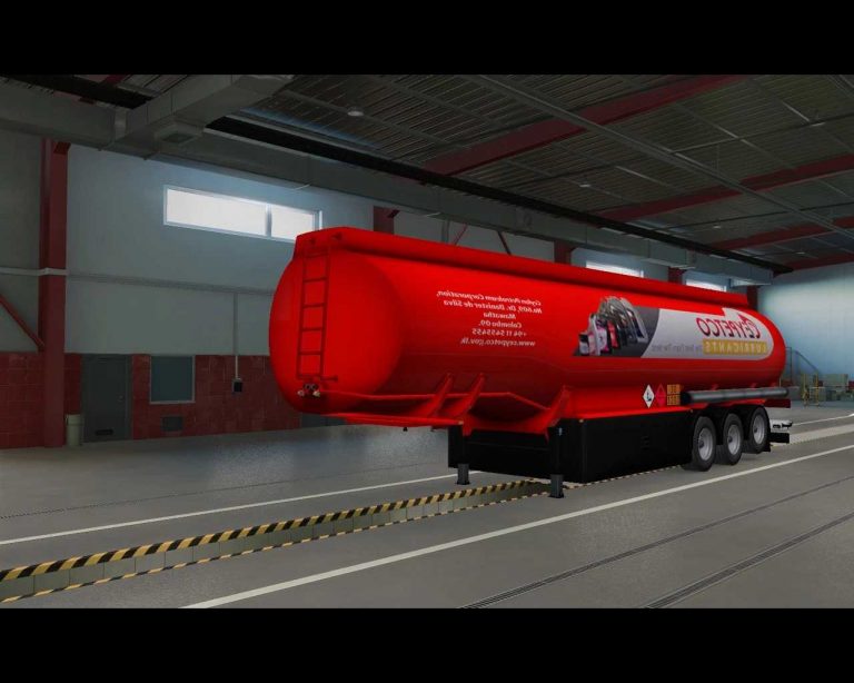 Ceypetco Fuel Tanker Trailer v1.0 ETS2 - Euro Truck Simulator 2 Mods ...