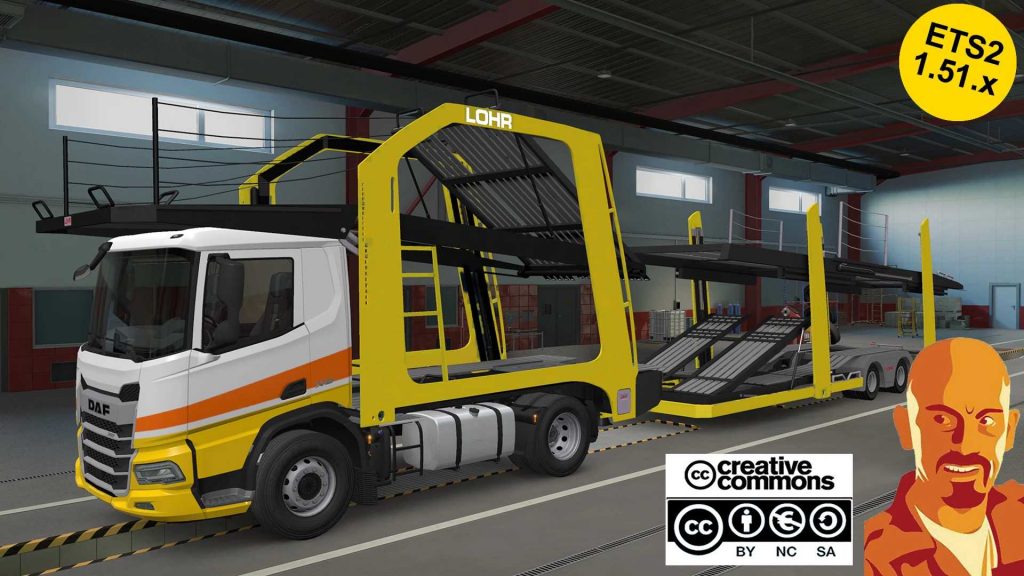 DAF XD CAR TRANSPORTER v1.1 1.51.x ETS2 - Euro Truck Simulator 2 Mods ...