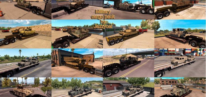 Military Cargo Pack | Euro Truck Simulator 2 Mods | ATS Mods