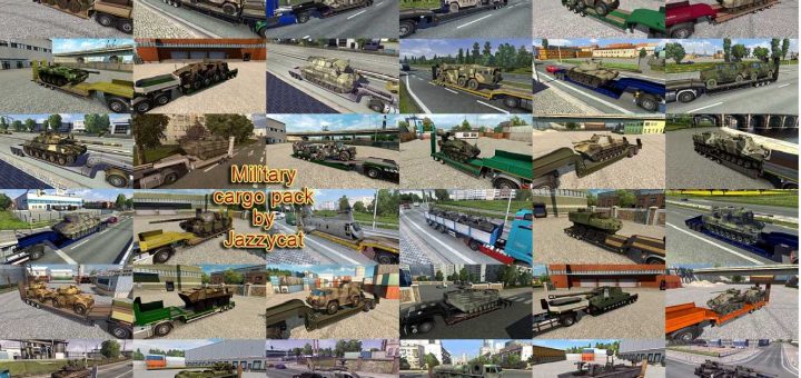 Military Cargo Pack | Euro Truck Simulator 2 Mods | ATS Mods
