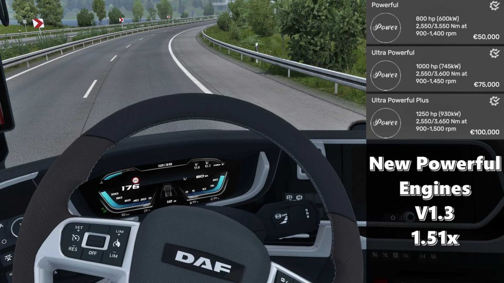 New Powerful Engines V1.3 1.51.x ETS2 - Euro Truck Simulator 2 Mods ...