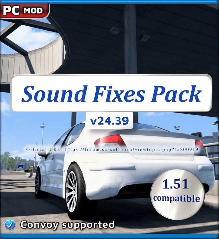 Sound Fixes Pack v24.39 for 1.51 open beta only ETS2 - Euro Truck Simulator 2 Mods | American ...
