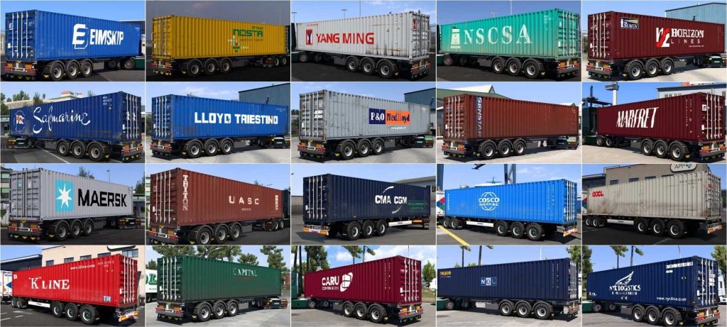 Arnook's Container Pack v19.1 ETS2 - Euro Truck Simulator 2 Mods ...