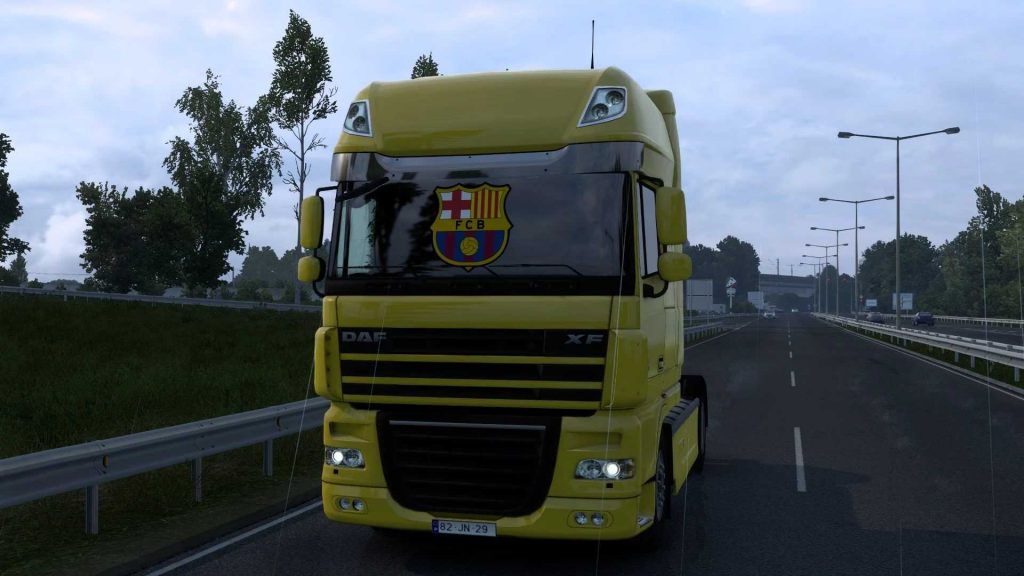 BARCELONA DAF XF 105 STICKER 18 10 2024 1.0 1.52 ETS2 - Euro Truck ...