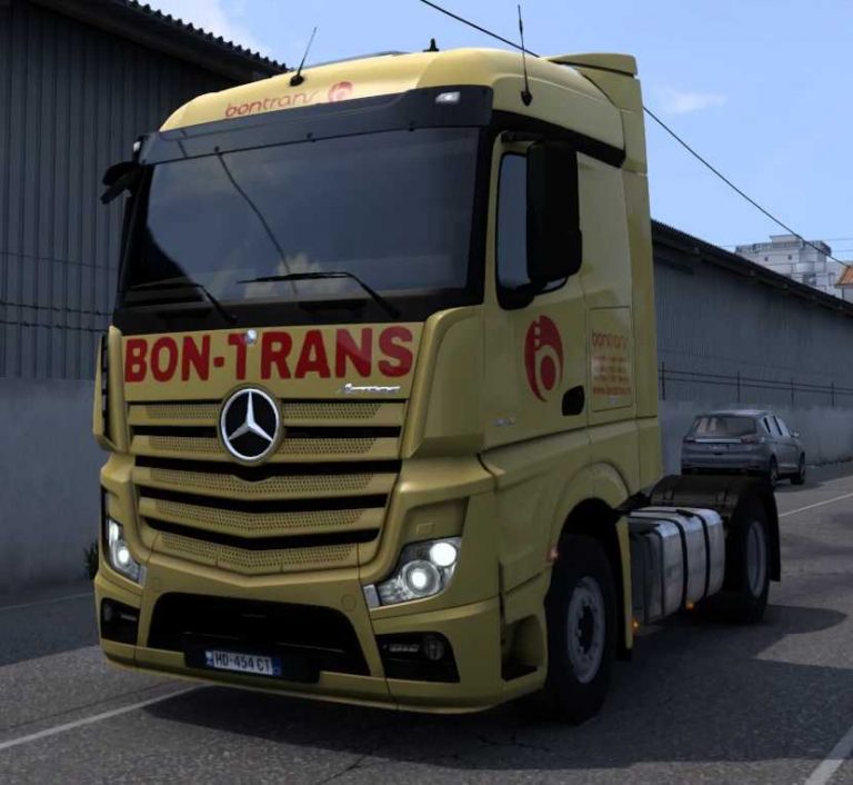 Bon Trans Skin v1.0 ETS2 - Euro Truck Simulator 2 Mods | American Truck Simulator Mods