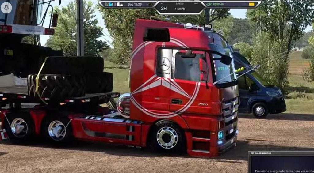 Mercedes Benz Actros 2009 rebaixado 1.51 ETS2 - Euro Truck Simulator 2 ...
