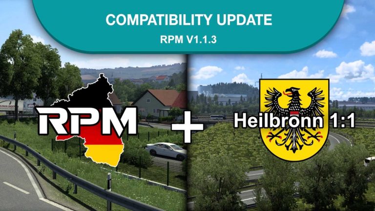 RPM Rheinland & Pfalz 1:1 Map v1.1.3 1.52 ETS2 - Euro Truck Simulator 2 ...