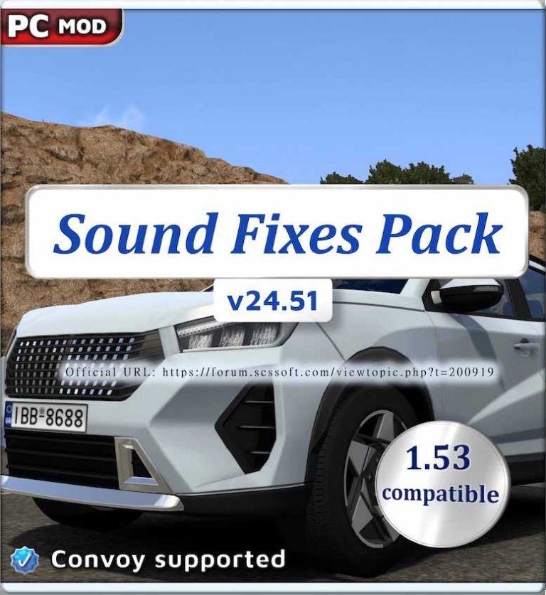 Sound Fixes Pack v24.51 for ETS2 1.53 open beta only ETS2 - Euro Truck Simulator 2 Mods ...