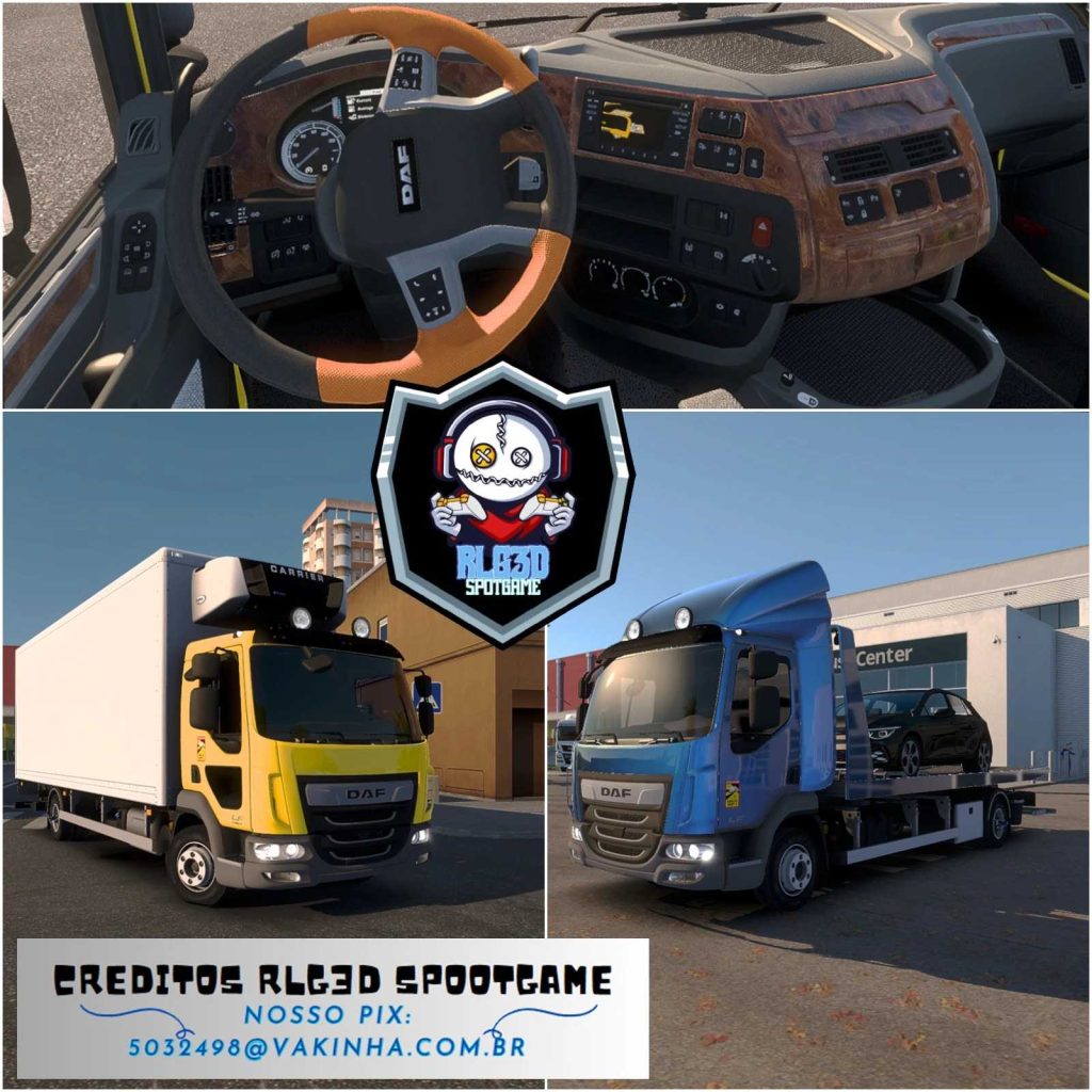 DAF LF Euro VI BRASILEIRO v1.0 ETS2 - Euro Truck Simulator 2 Mods | American Truck Simulator Mods