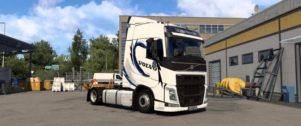 Low deck chassis addon for SCS Volvo FH4 by Sogard3 v0.9 ETS2 - Euro ...