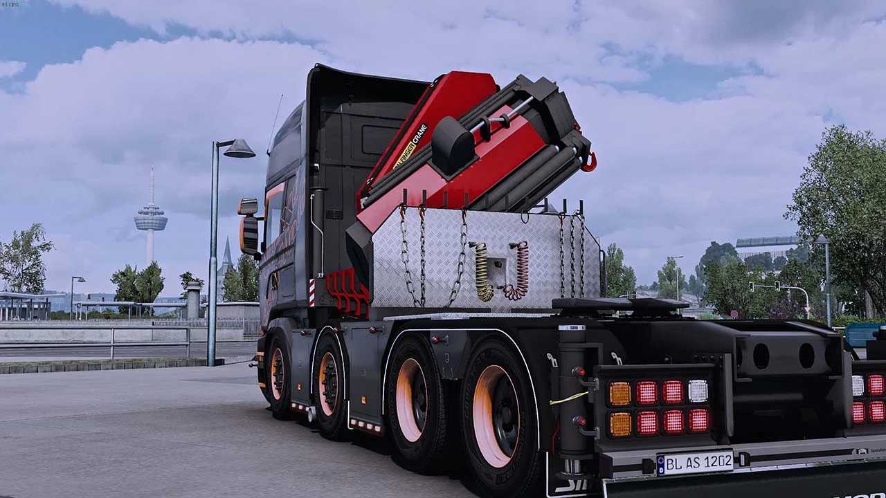 RJL Crane Chassis v1.4 1.52 ETS2 - Euro Truck Simulator 2 Mods ...
