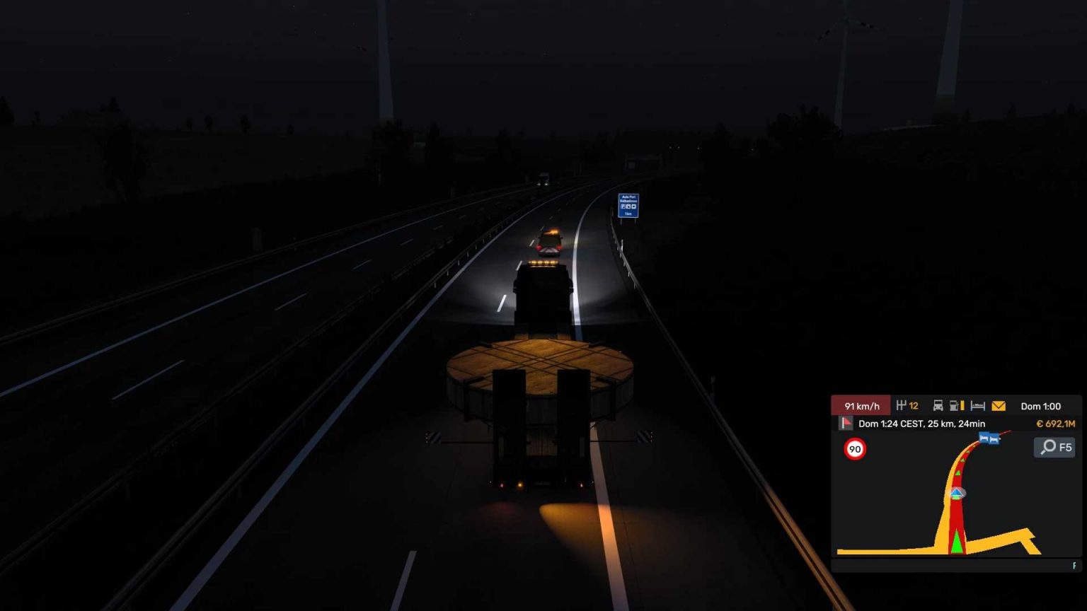 SPEED 90 KM/H SPECIAL TRANSPORT 05 11 2024 1.0 1.53 ETS2 - Euro Truck ...
