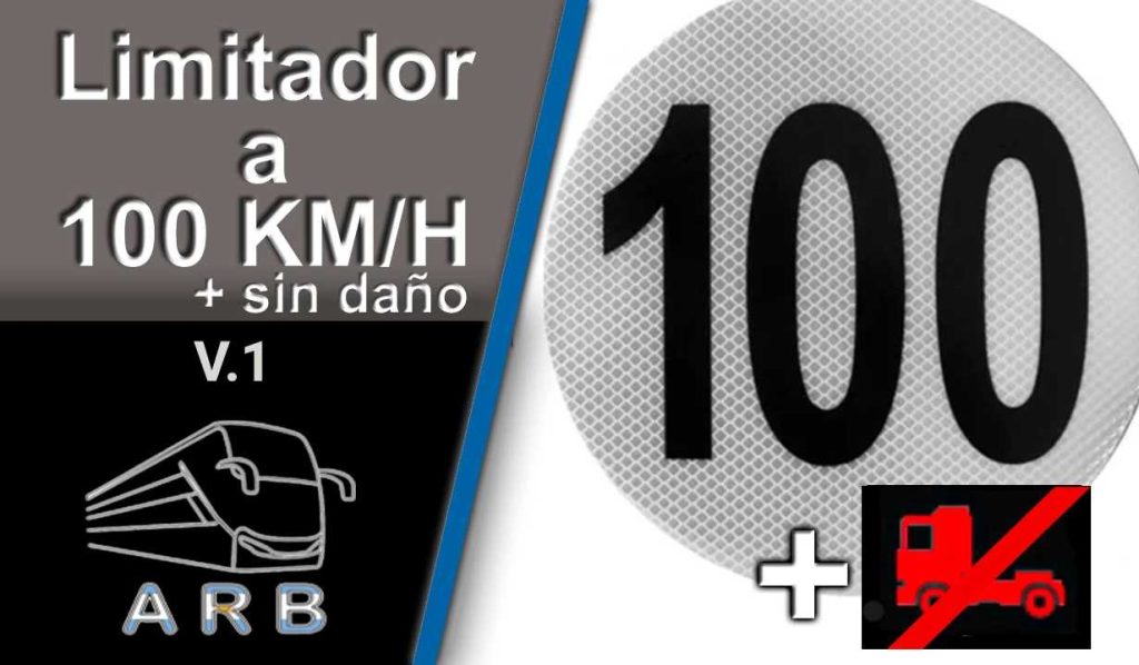 100 KPH speed limiter + No Damage ARBus Mods v1.0 ETS2 - Euro Truck ...
