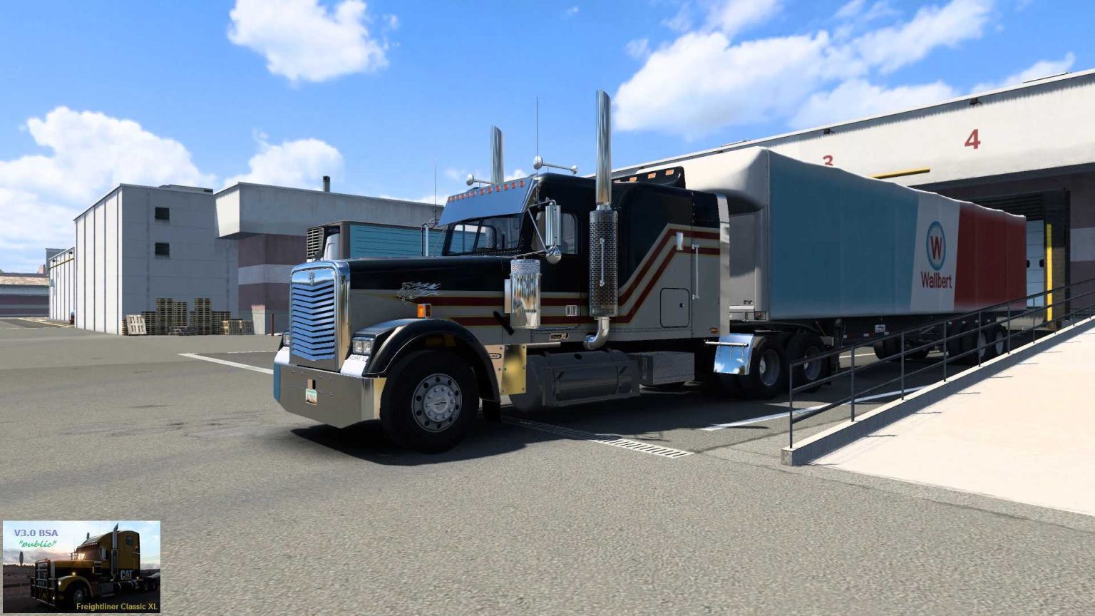 Freightliner Classic XL (BSA public) 1.53 ATS - Euro Truck Simulator 2 ...