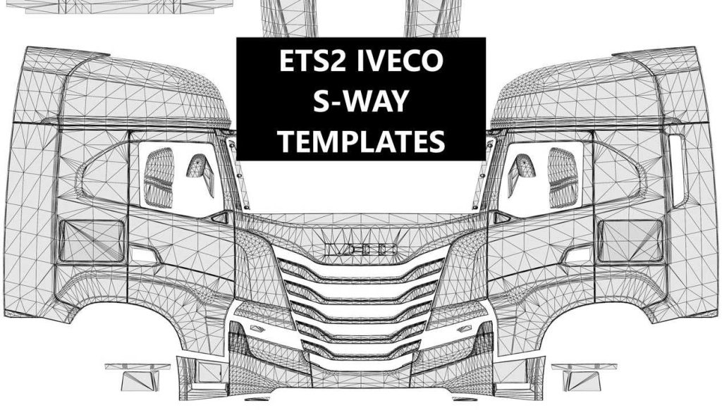 IVECO S-Way Skin Templates v1.53 ETS2 - Euro Truck Simulator 2 Mods ...