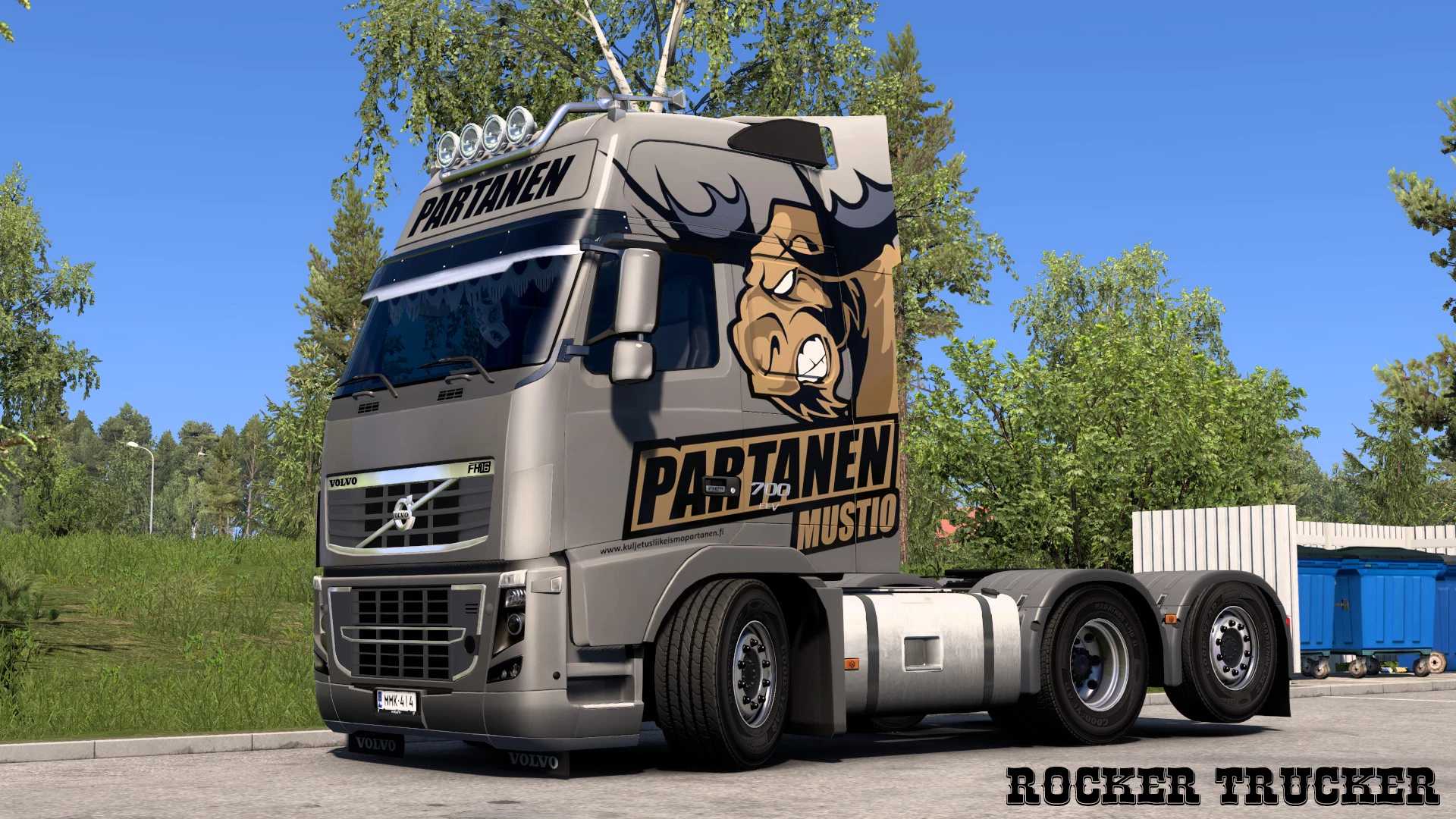 Kuljetusliike Ismo Partanen Skin fro Volvo FH3 v1.0 ETS2 - Euro Truck ...