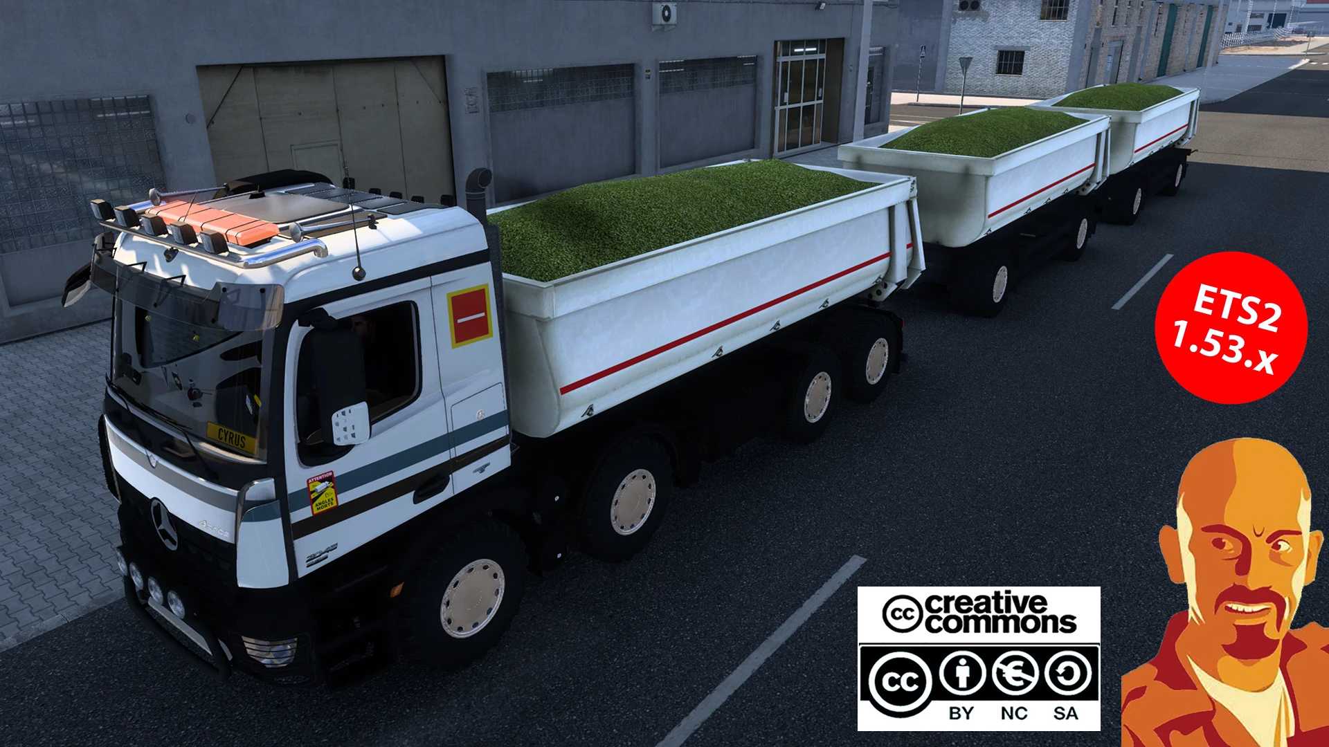 MERCEDES BENZ AROCS AGRAR v3.0 1.53.x ETS2 - Mods - GAMELIFE România