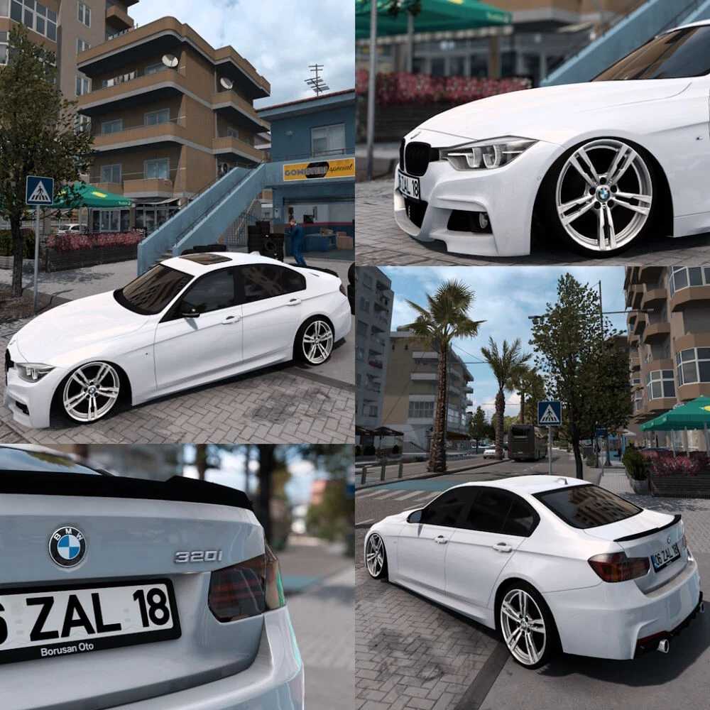 BMW 320i F30 M Sport 1.53 ETS2 - Euro Truck Simulator 2 Mods | American Truck Simulator Mods