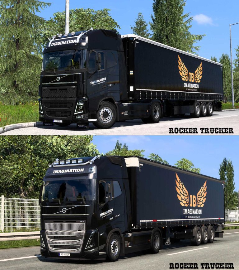 IMAGINATION Iwona Blecharczyk Transport Skin Pack v1.0 ETS2 - Euro ...