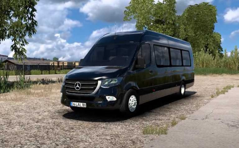 Mercedes Benz Sprinter 2019 1.53 ETS2 - Euro Truck Simulator 2 Mods ...