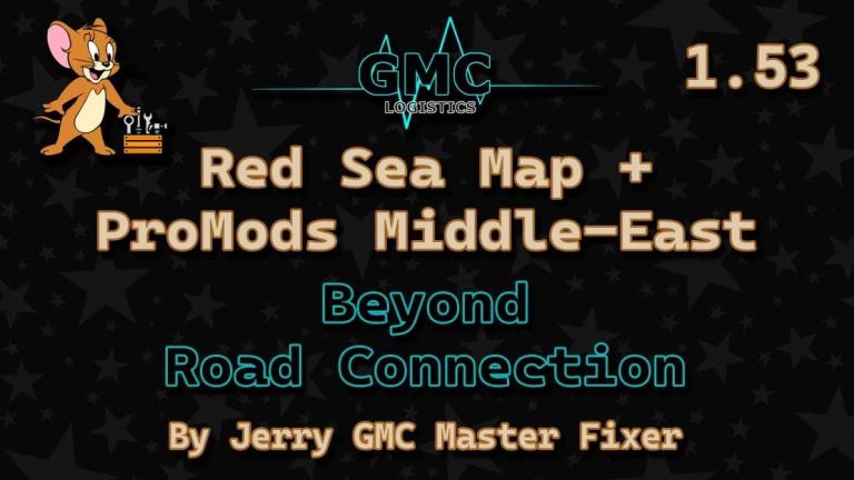 Red Sea Map + Beyond - ProMods Middle East Road Connection v1.0 1.53 ...