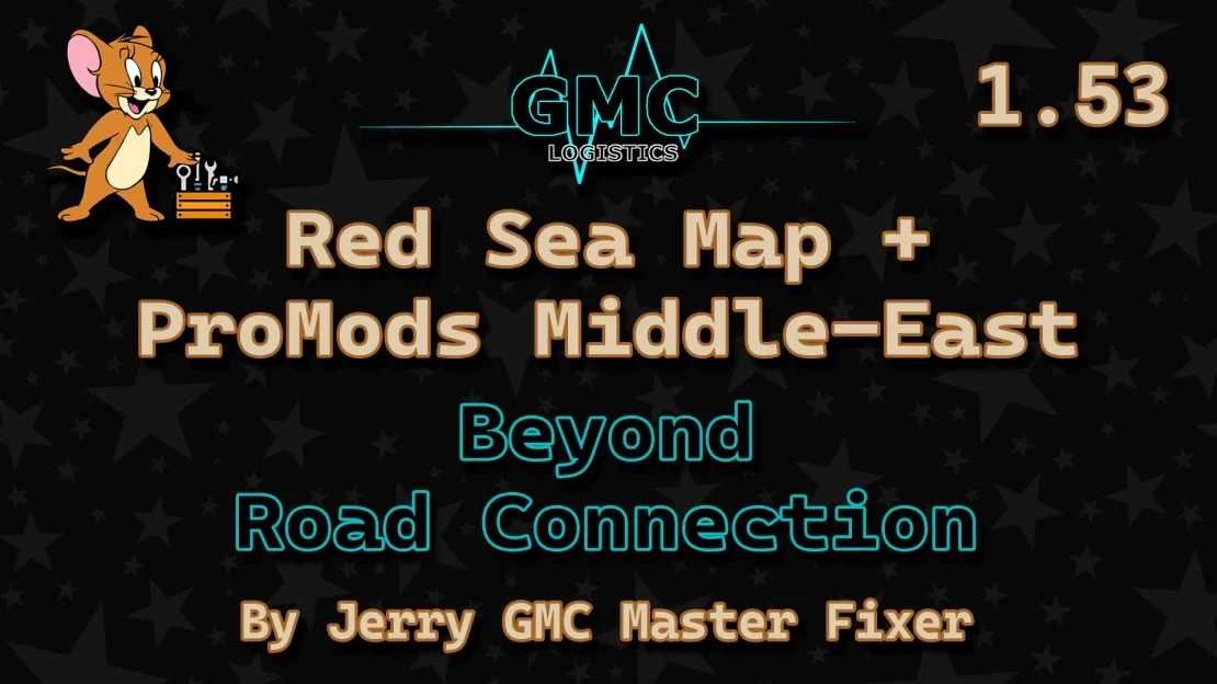 Red Sea Map + Beyond - ProMods Middle-East Road Connection v1.0 ETS2 ...