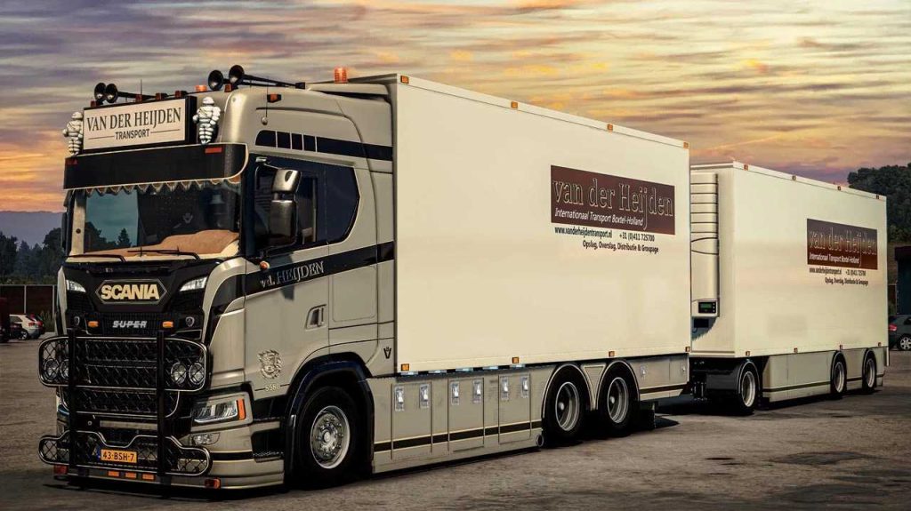 Scania NG S580 V8 Thermo Line Tandem + Trailer v1.0 1.53 ETS2 - Euro Truck Simulator 2 Mods ...