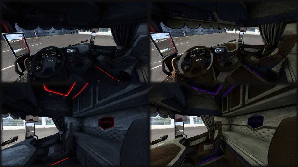 DAF XG+ Interior Pack v2.0 1.53 ETS2 - Euro Truck Simulator 2 Mods ...