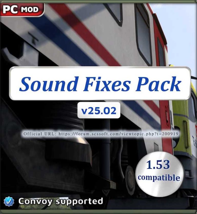 Sound Fixes Pack v25.02 ETS2 - Euro Truck Simulator 2 Mods | American ...