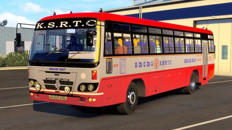 Kms Indian Bus v1.0 ETS2 - Euro Truck Simulator 2 Mods | American Truck ...