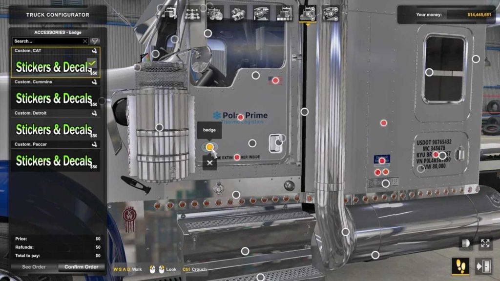 Stickers & Decals v1.8 ATS - Euro Truck Simulator 2 Mods | American ...
