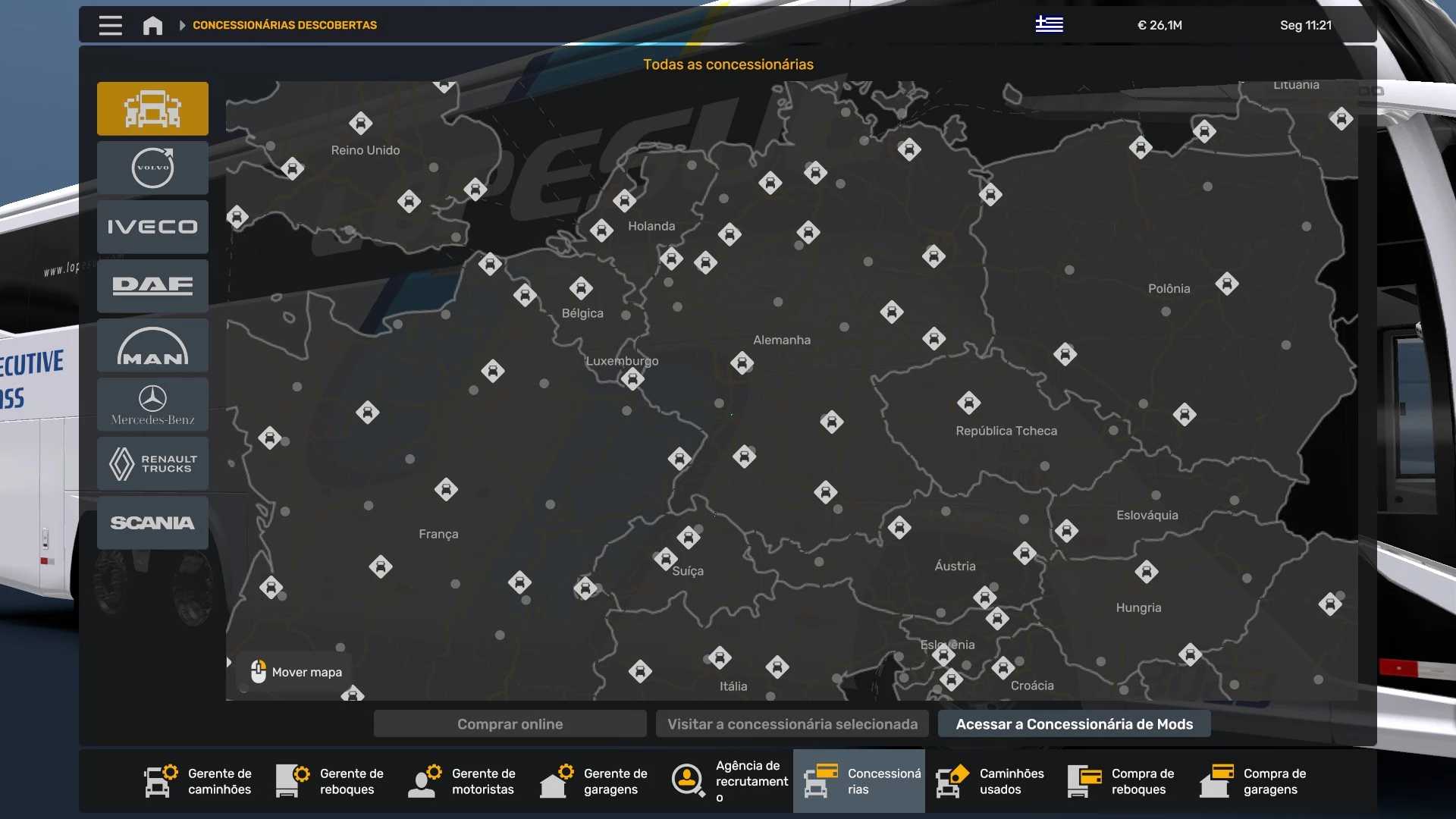 PROFILE SCANIA MARCOPOLO PARADISO 1600 LD G8 EURO 6 MODSHOP 1.0 1.54 ETS2 - Euro Truck Simulator ...