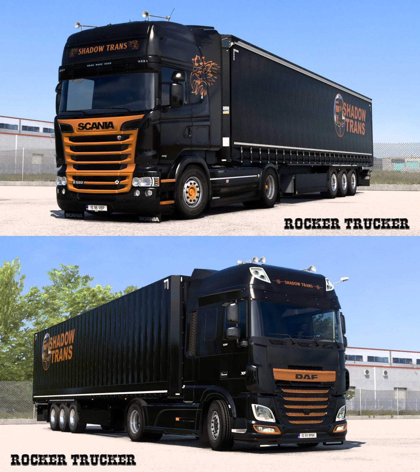 Shadow Trans Skin Pack v1.0 ETS2 - Euro Truck Simulator 2 Mods ...