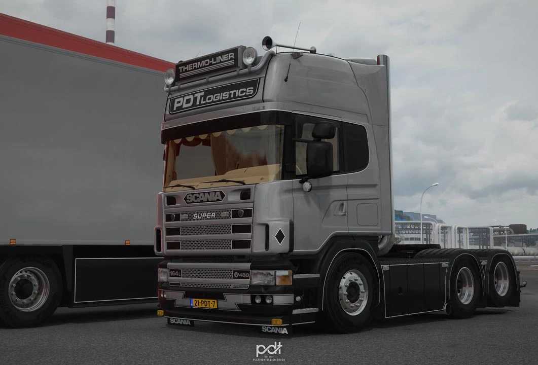 Scania 164G 480 PDT Logistics + Trailer v1.0 1.54 ETS2 - Euro Truck Simulator 2 Mods | American ...