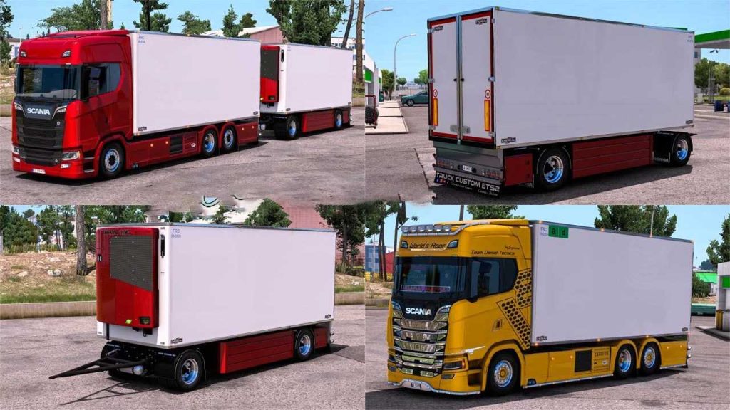 Scania NextGen Autotreno Frigo + Trailer MEGAMOD 1.54 ETS2 - Euro Truck ...
