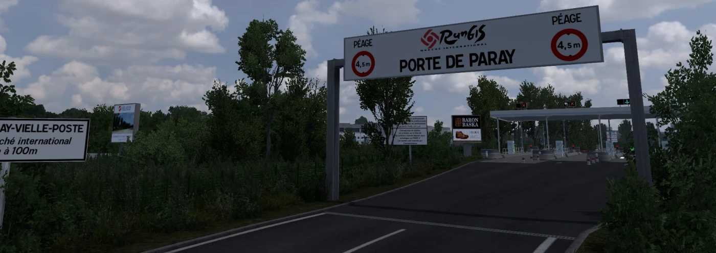 Ile-de-France (Paris Suburbs) Map 1:1 v0.1.4a ETS2 - Euro Truck ...