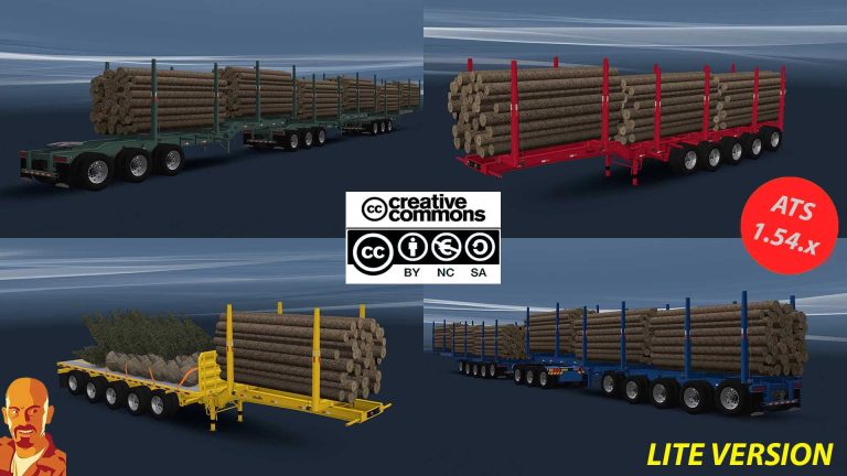 ARCTIC LOGGING TRAILERS v7.0 1.54.x ATS - Euro Truck Simulator 2 Mods ...