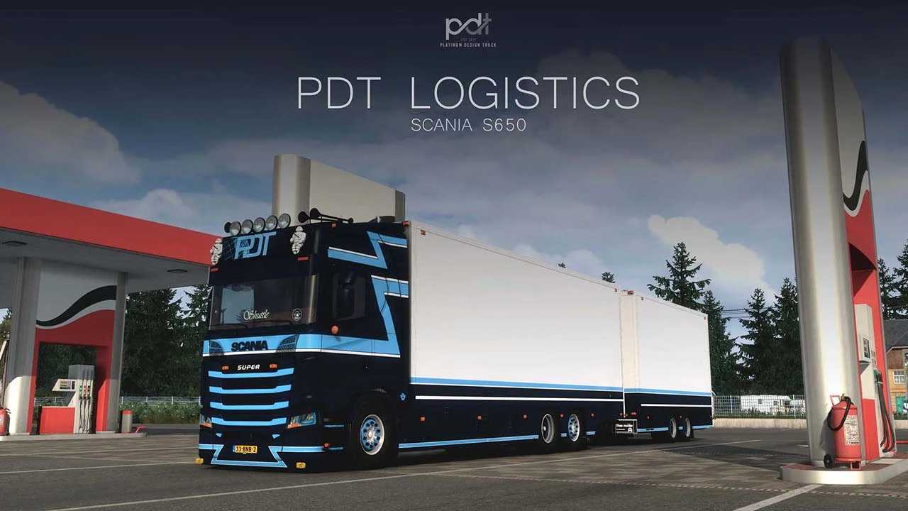 Scania S650 Tandem PDT Logistics + Trailer v9.0 1.54 ETS2 - Euro Truck Simulator 2 Mods ...