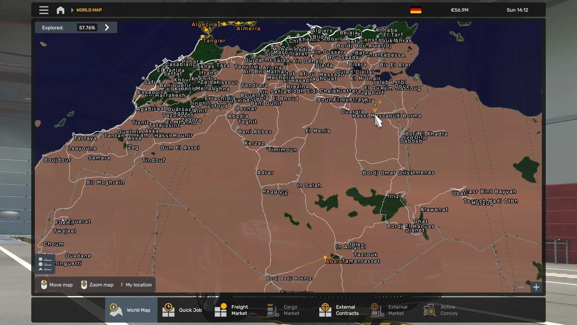 World Map Background v2.0 ETS2 - Euro Truck Simulator 2 Mods | American Truck Simulator Mods