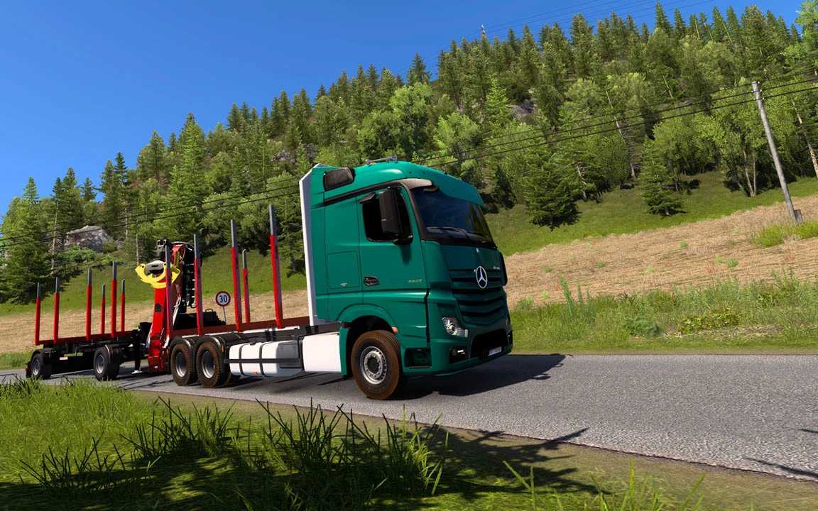 TEKLIC - MB MP4 Timber chassis v1.0 1.54 ETS2 - Euro Truck Simulator 2 ...