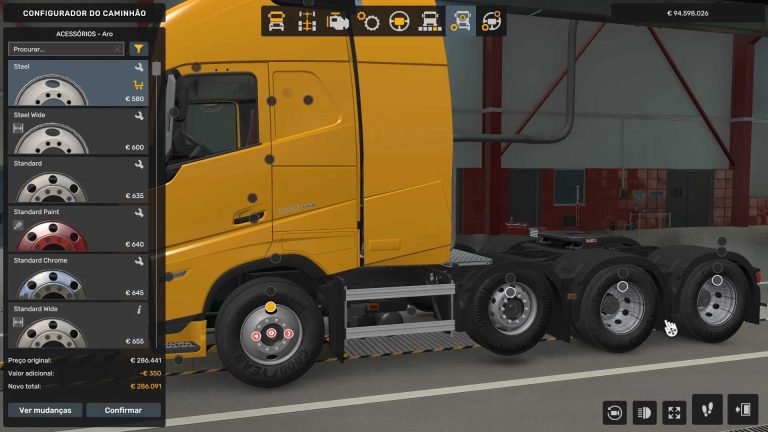 ATS WHEEL AND TIRE PACKAGE FOR ETS2 21 07 2025 1.0 1.55 - Euro Truck ...