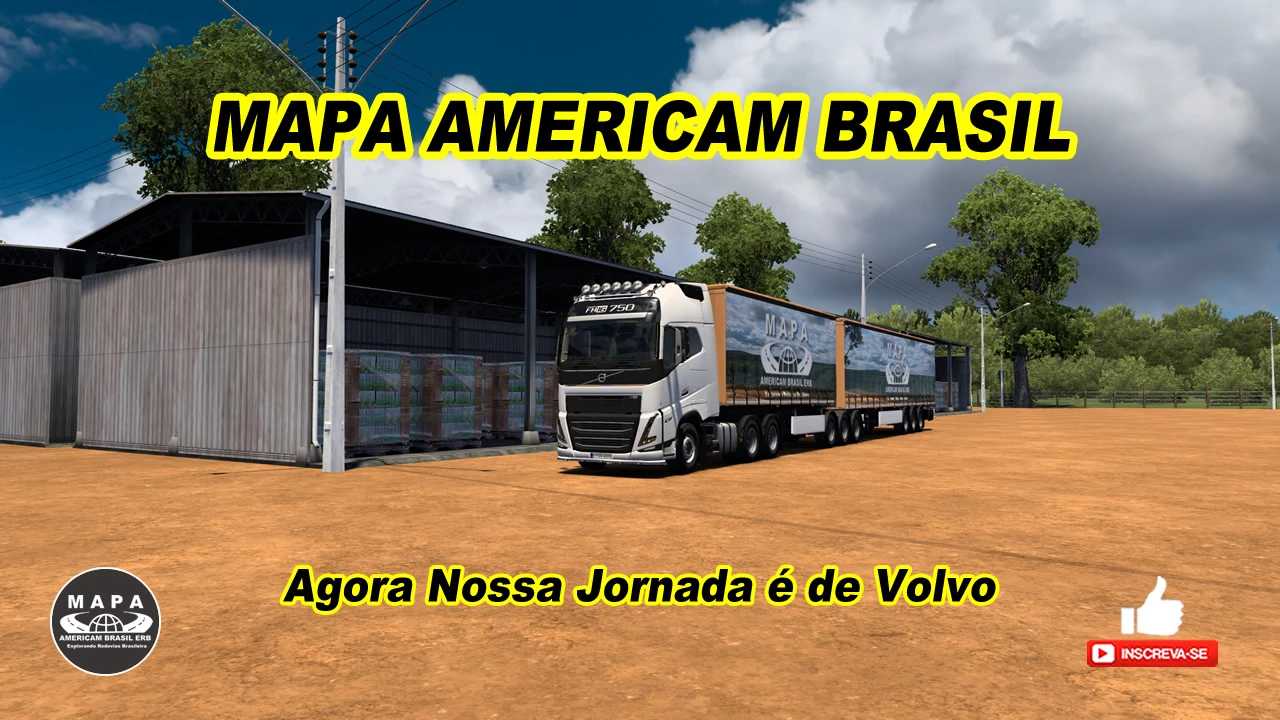 MAP AMERICAM BRAZIL - Release of Version 15.78 1.55 ETS2 - Euro Truck ...
