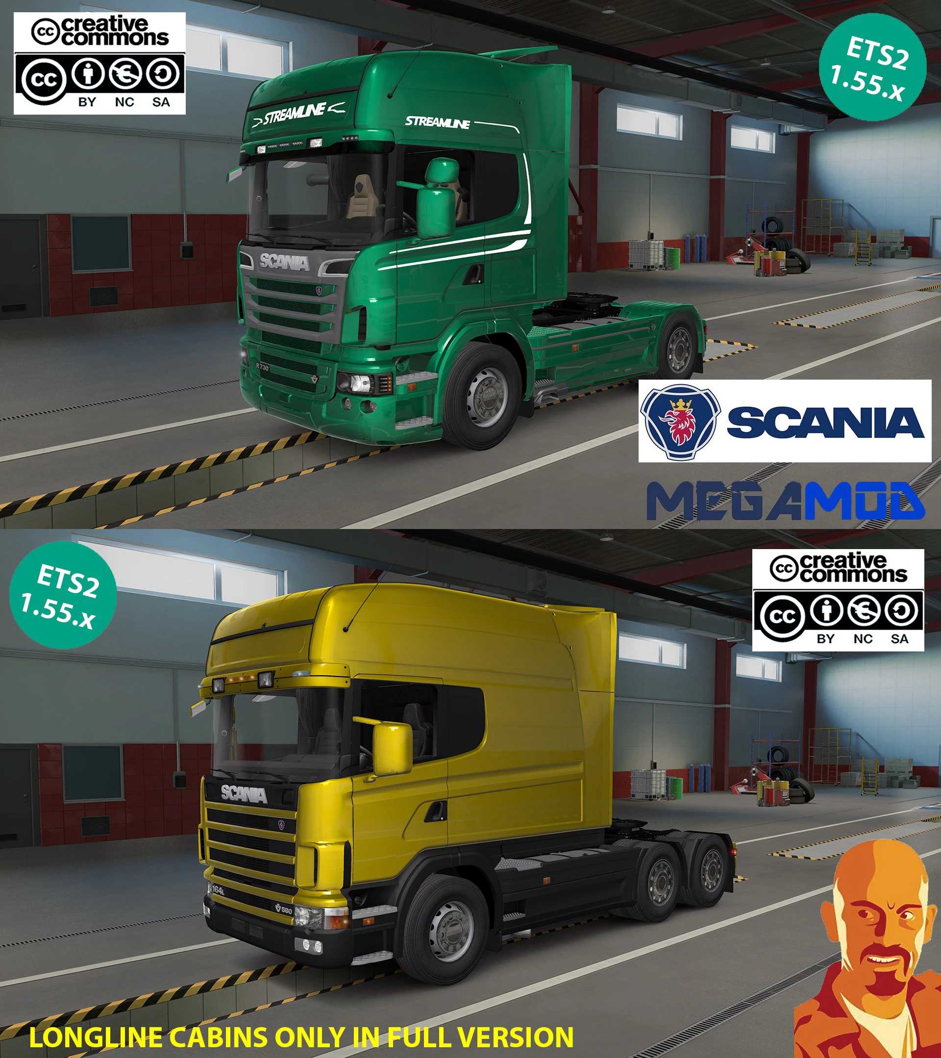 SCANIA MEGAMOD v6.0 1.55.x ETS2 - Euro Truck Simulator 2 Mods | American Truck Simulator Mods