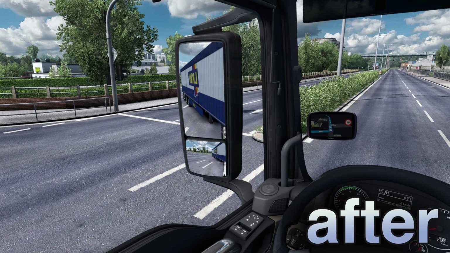 True Mirror FOV v1.2.4 ETS2 - Euro Truck Simulator 2 Mods | American ...